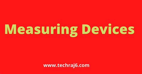Measuring Devices