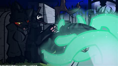 Rule 34 16 9 Anthro Black Body Black Eyes Black Fur Blush Bottomless Breasts Cemetery Claws