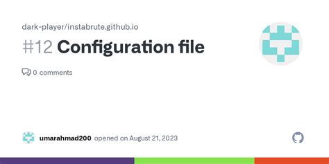 Configuration File Issue Dark Player Instabrute Github Io Github