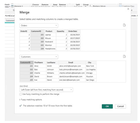 mastering data merging in power query a step by step guide bi consulting services