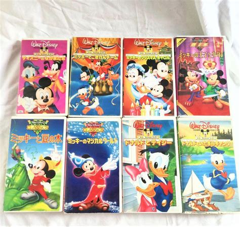 Vhs ディズニー ミッキーとドナルドのアニメ8巻セット メルカリ
