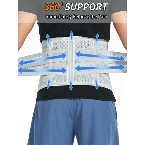Anyfit Wear Lumbar Support Belt For Men Women Lower Back Brace Pain