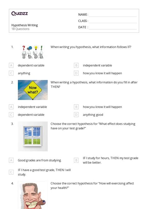 Writing Worksheets For Th Grade On Quizizz Free Printable