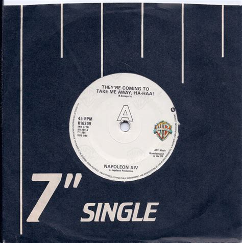 Napoleon Xiv Theyre Coming To Take Me Away Ha Haa 1973 Vinyl