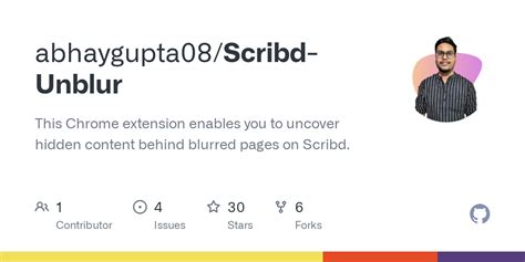 Github Abhaygupta Scribd Unblur This Chrome Extension Enables You