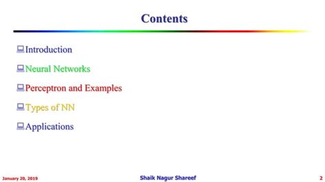 Perceptron And Neural Networks Pptx
