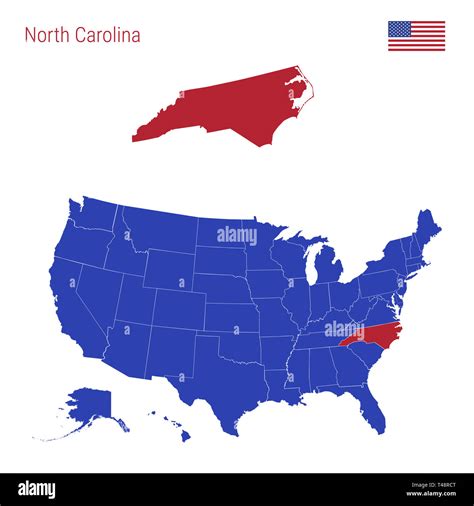 Political Map Of North Carolina Cut Out Stock Images And Pictures Alamy