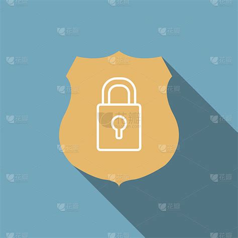 锁定符号安全图标向量