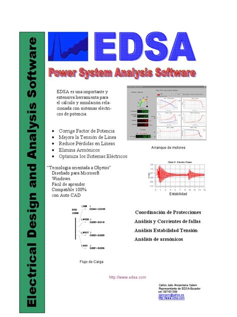 Edsa Electrical Design And Analysis Pdf Energia Electrica Software
