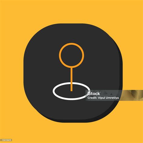 Gps 지도 포인터 절연 벡터 일러스트 레이 션 아이콘입니다 흰색 바탕에 지도 핀 개념 기호 개념에 대한 스톡 벡터 아트 및