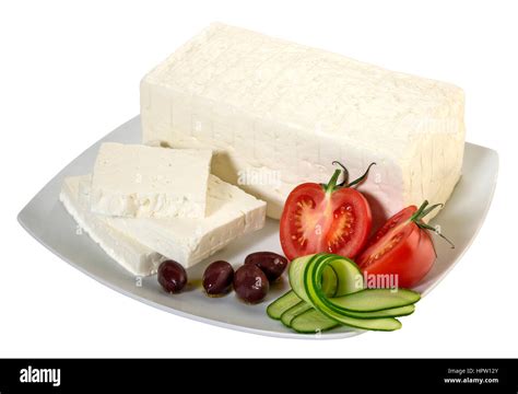 Feta Cheese Clipping Path Hi Res Stock Photography And Images Alamy