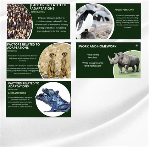 Physical And Behavioral Adaptations Powerpoint Science By The Brainy Lab