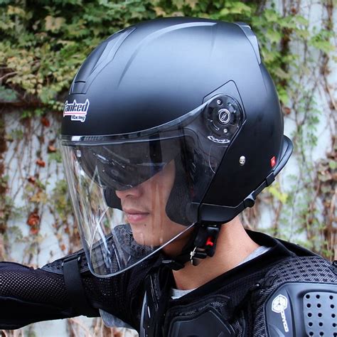 Germany Tanked Racing Dual Lens Motorcycle Helmet Half Face Motorbike