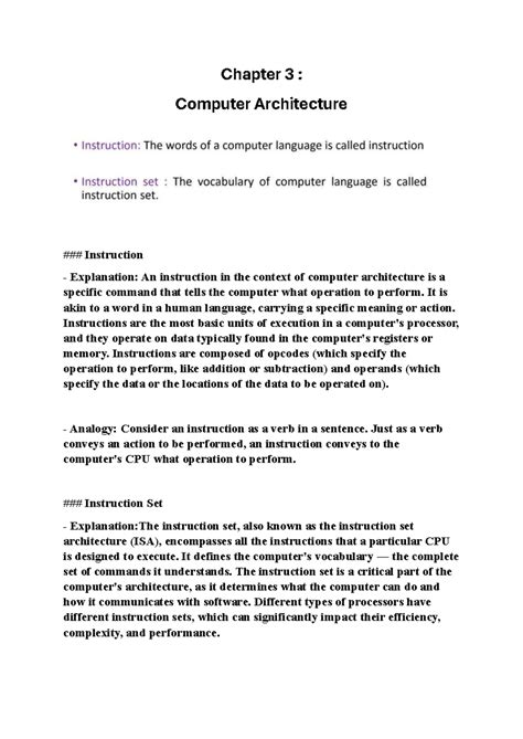 Coa Fundamental Concepts Chapter 3 Computer Architecture Instruction Explanation An Studocu