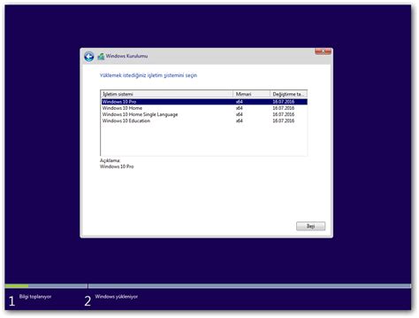 Windows 10 (Home, Core Single Language, PRO ve Education) Kurulum ...