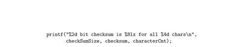 Solved 1 Checksum In This Assignment You Ll Write A Program Chegg