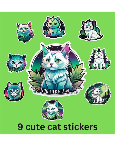 Cute Cat Stickers