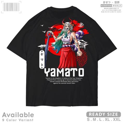 【hot】เสื้อยืดแขนสั้น เสื้อยืด ลายการ์ตูนอนิเมะ One Piece Yamato Oni