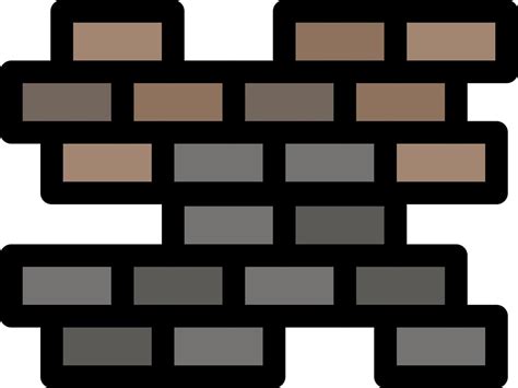 Brick Bricks Wall Flat Color Icon Vector Icon Banner Template 19180932 Vector Art At Vecteezy