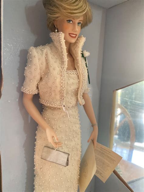 Vintage Diana Princess Of Wales Porcelain Portrait Doll Etsy