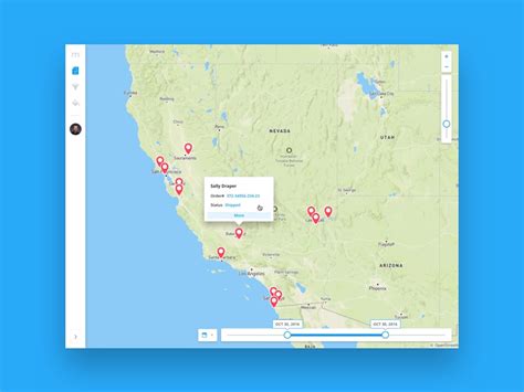 Map Ui By Tyler Sharpe For Lewis Communications On Dribbble