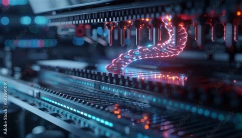 Latest Dna Sequencing Technology Such As Nanopore Sequencers Or Next