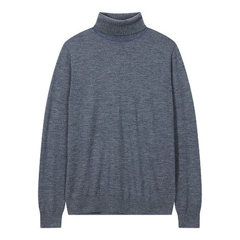 Paul Smith폴스미스 Ps Paul Smith 배색 라인 터틀넥 울 니트 Sivillage 에스아이빌리지