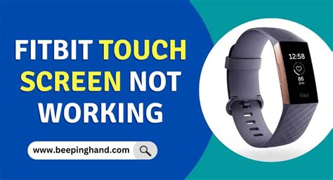 Why Is My Fitbit Touch Screen Not Working How To Fix