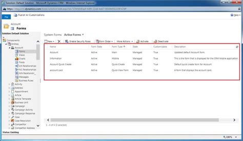 Types Of Forms In Dynamics Crm 2013 Microsoft Dynamics Crm Blog