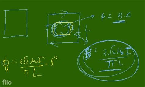 A Small Square Loop Of Wire Of Side Is Placed Inside A Large Square Loo
