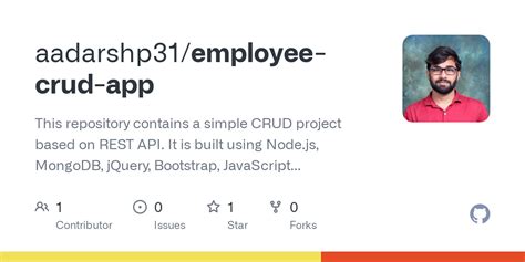 Github Aadarshp Employee Crud App This Repository Contains A