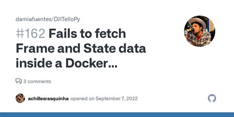 Fails To Fetch Frame And State Data Inside A Docker Container Issue Damiafuentes