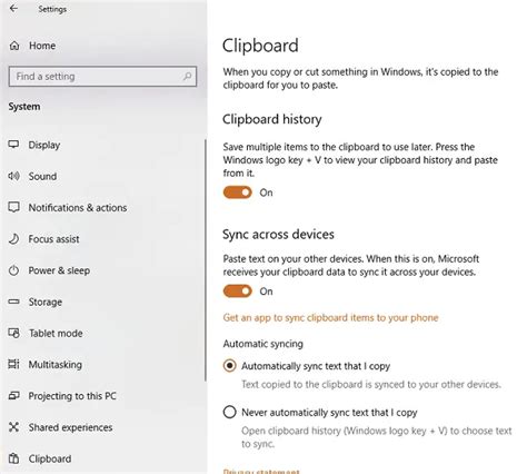 How To Use The Cloud Clipboard History Feature In Windows 1110