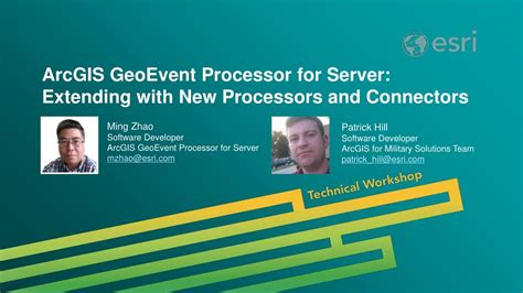 PPT ArcGIS GeoEvent Processor For Server Extending With New Processors And Connectors