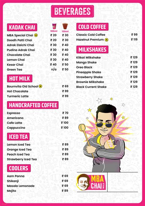 Menu Of Mba Chaiwala Bhawanipur Kolkata Dineout