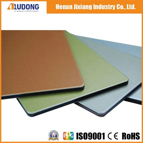 Silver Mirror Brush Nano Pe Pvdf Coating Facade Cladding Aluminium