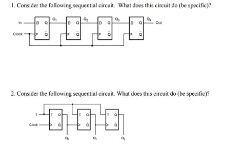 Solved Consider The Following Sequential Circuit What Does