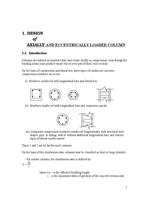 rc design i columns pdf buckling column