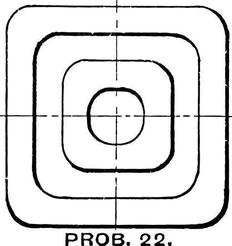 Practice Sketch Creating A Pattern Of Eight Concentric Circles Using