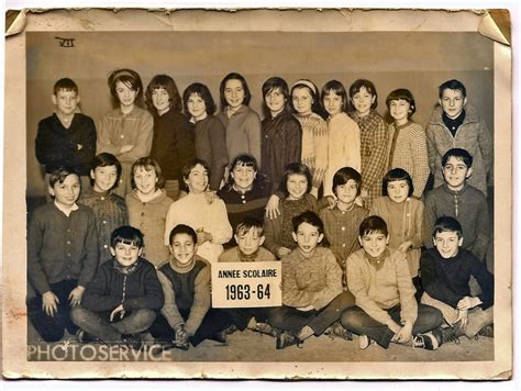Photo De Classe Année Scolaire 196364 De 1963 Ecole Irène Et Frédéric