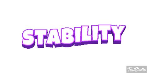 Stability Word Animated  Logo Designs