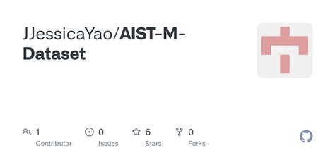 Github Jjessicayao Aist M Dataset