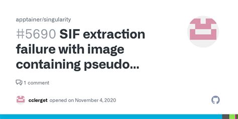 Sif Extraction Failure With Image Containing Pseudo Device Dev