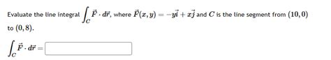 Solved Evaluate The Line Integral CFdr Where Chegg