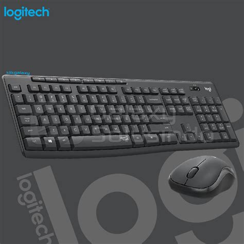 Jual Logitech Mk295 Silent Wireless Keyboard And Mouse Combo Black Shopee Indonesia