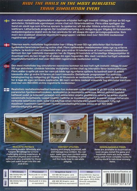 Trainz Railroad Simulator 2006 2005 Windows Box Cover Art MobyGames