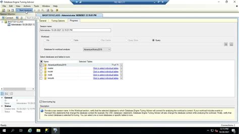 Using The Database Engine Tuning Advisor