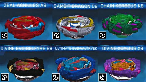 Qr Code De Todos Os Beyblades Quadstrike Beyblade Burst App Youtube