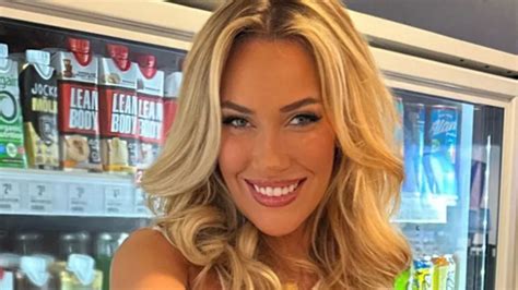 Fans Cant Stop Talking About Paige Spiranacs Skintight Pants As She Shows Off Incredible