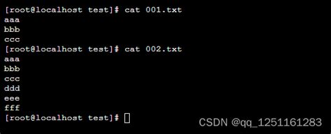 Linux比较文件内容linux下对比文件a内容是否在文件b内 Csdn博客